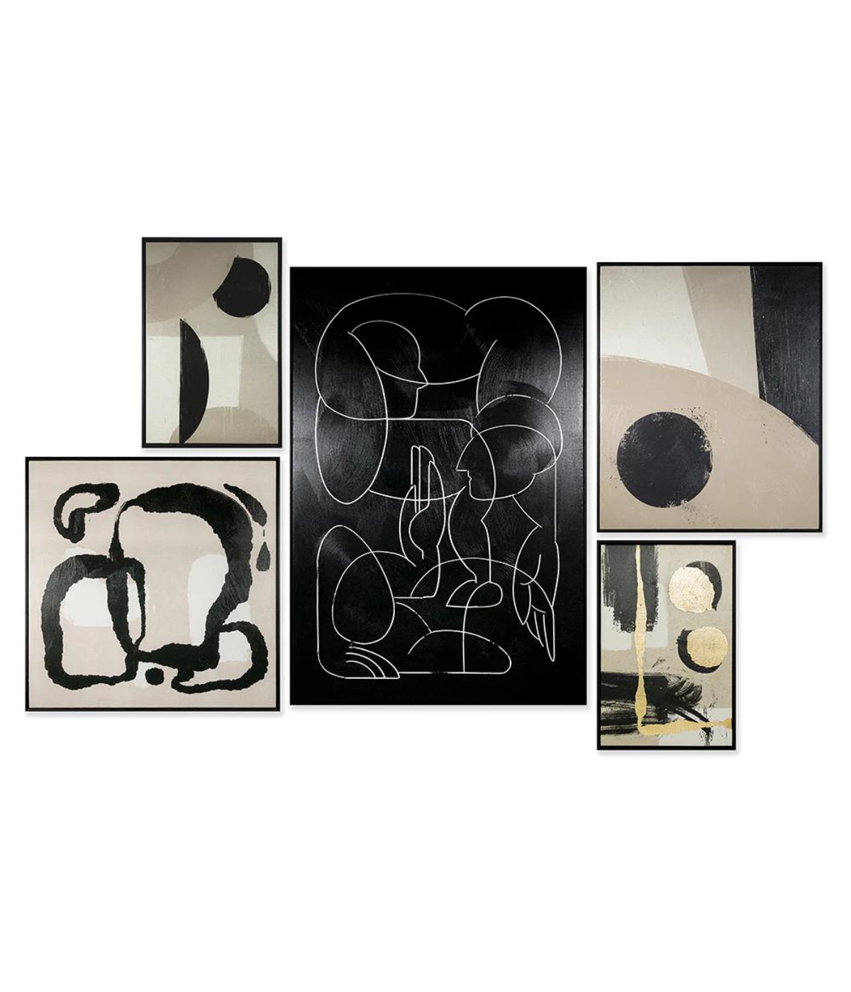 Multiple Lives Artwork - Set of 5 – Dala Decor