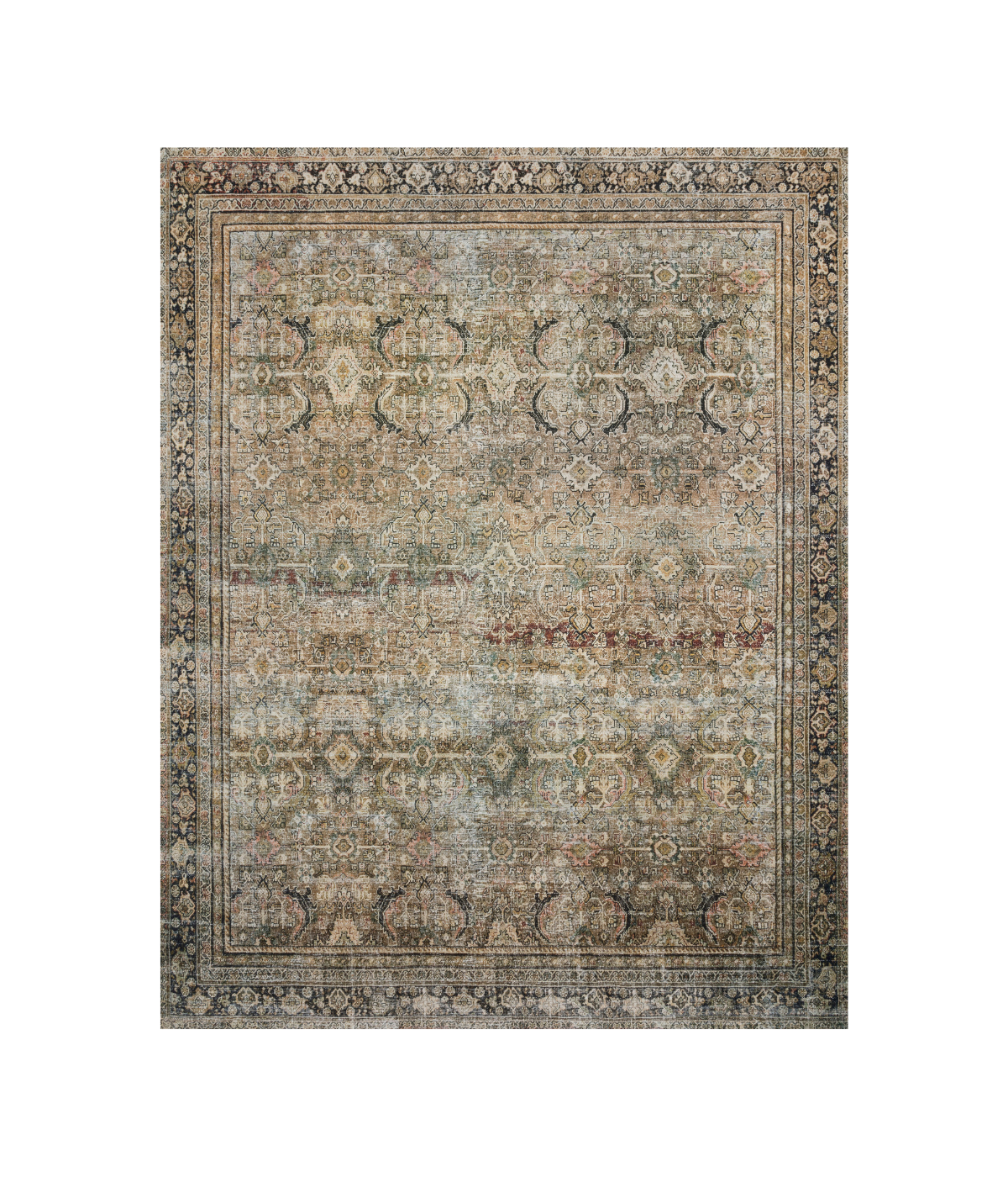 Layla Rug - Olive/Charcoal – Dala Decor